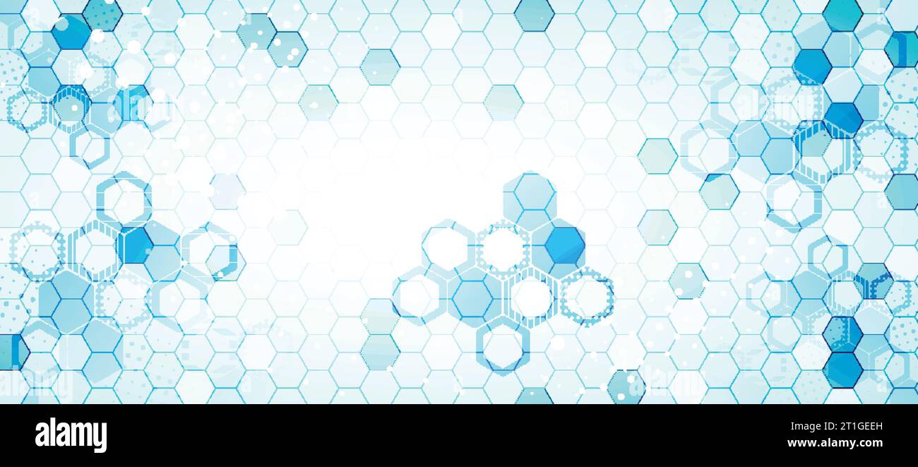 Hexagon network graphic background Stock Vector Images - Alamy