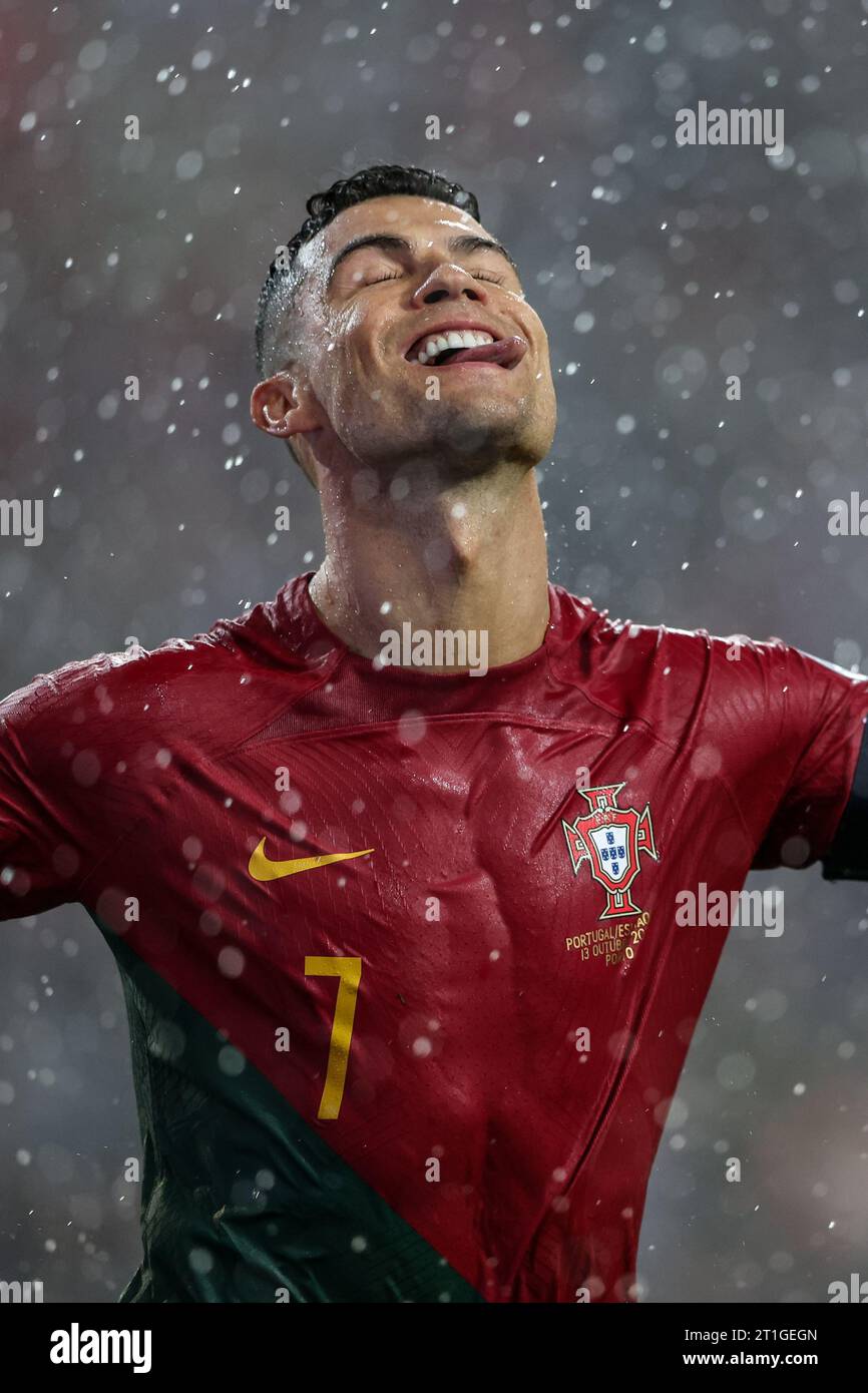 Dragon Stadium, Porto, Portugal. 13 October, 2023. Cristiano Ronaldo ...
