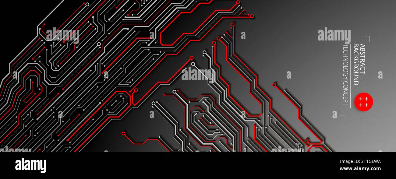 Abstract technology circuit board. Communication concept. Template for ...