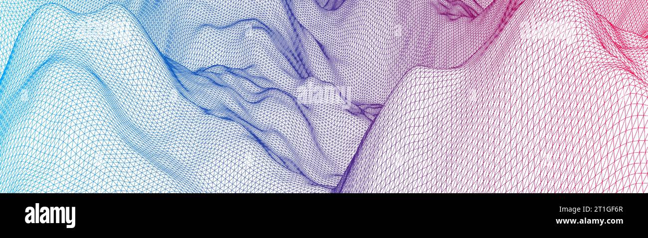 Big Data. Abstract digital landscape. Wireframe landscape background ... Big Data. Abstract digital landscape. Wireframe landscape background ...
