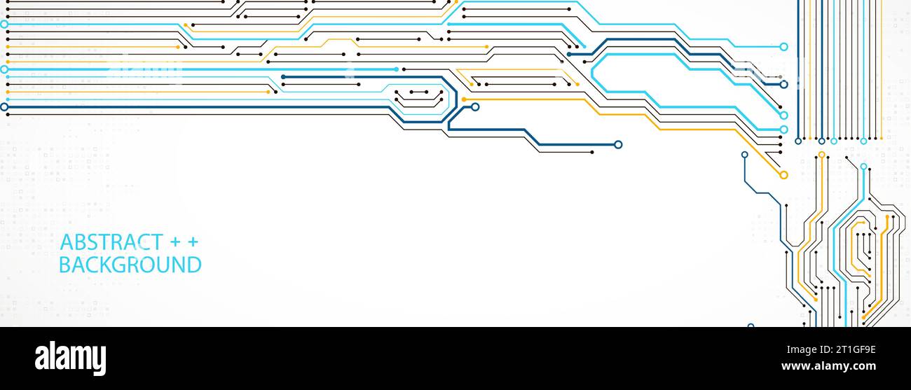 Abstract technology circuit board. Communication concept Stock Vector ...
