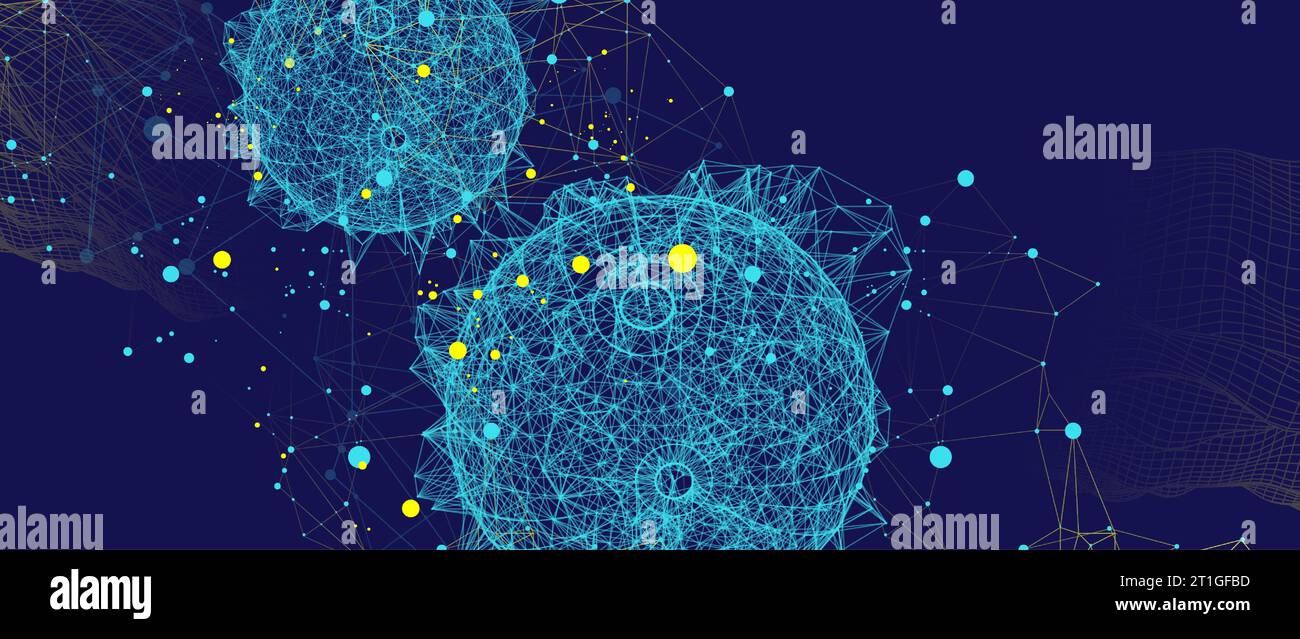 Abstract sphere background with plexus effect. 3D surface Stock Vector Image & Art - Alamy