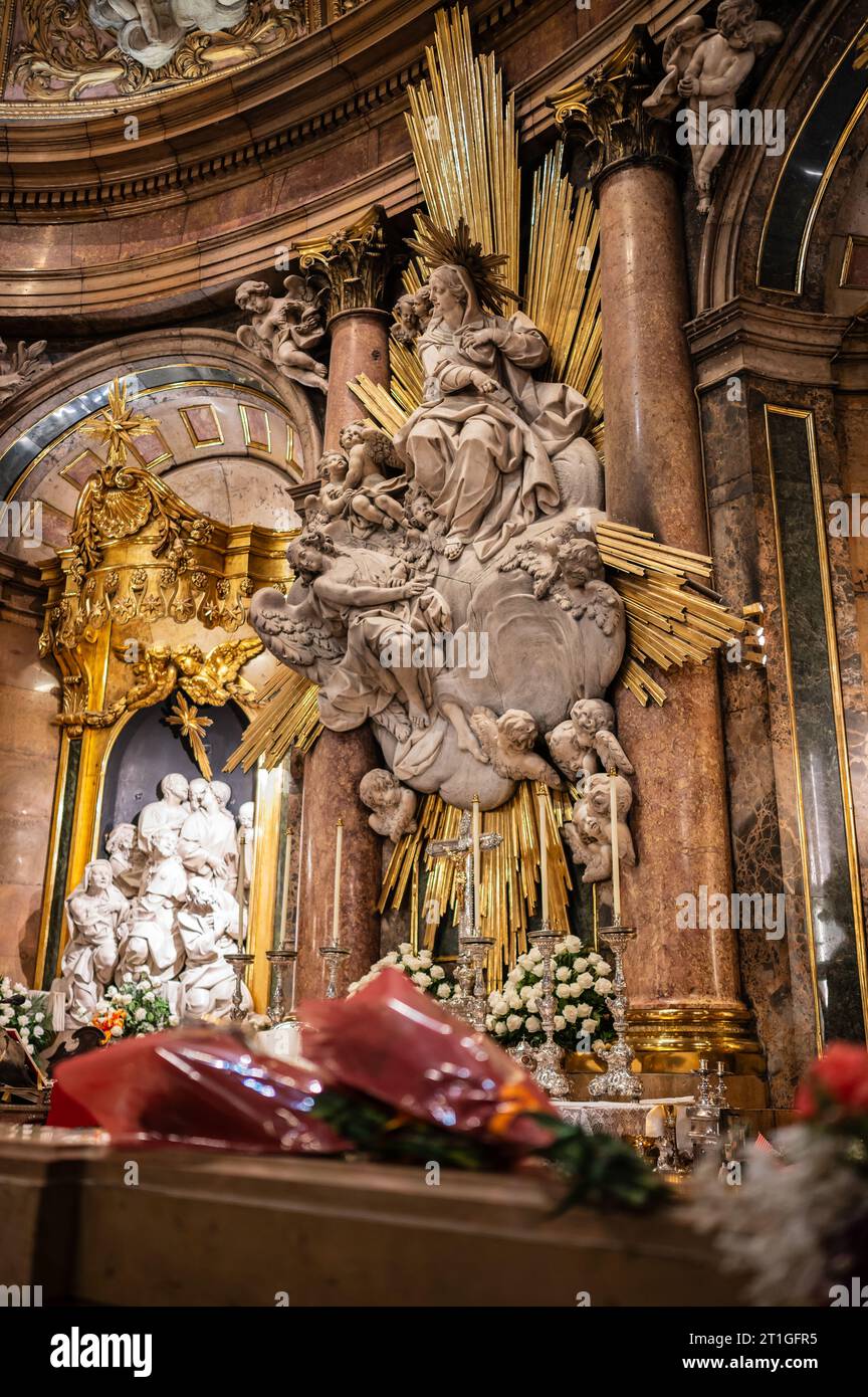 The Virgin of El Pilar inside the Cathedral-Basilica of Our Lady of the ...