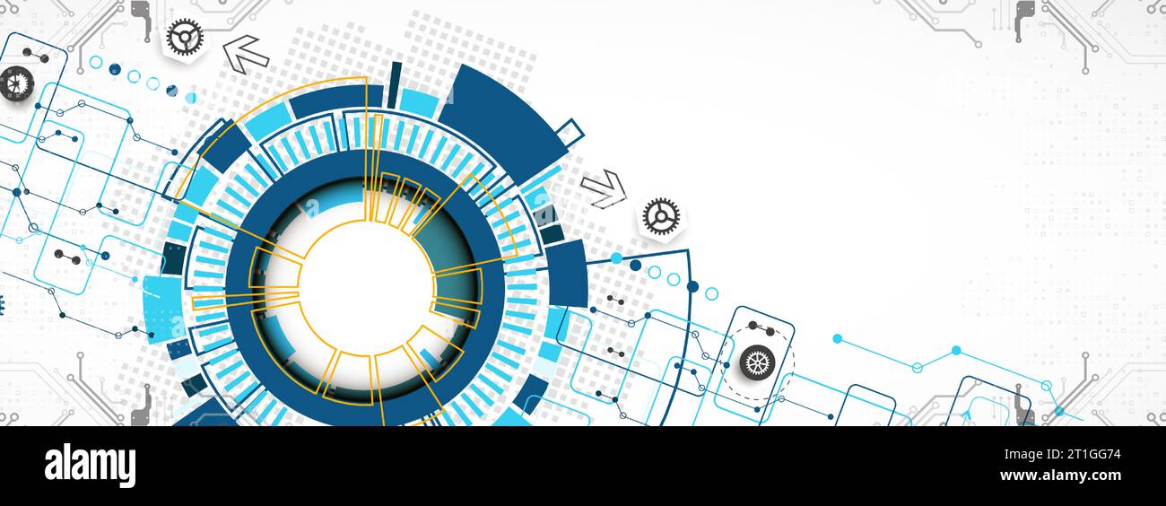 Abstract technology concept. High computer color background. Vector ...
