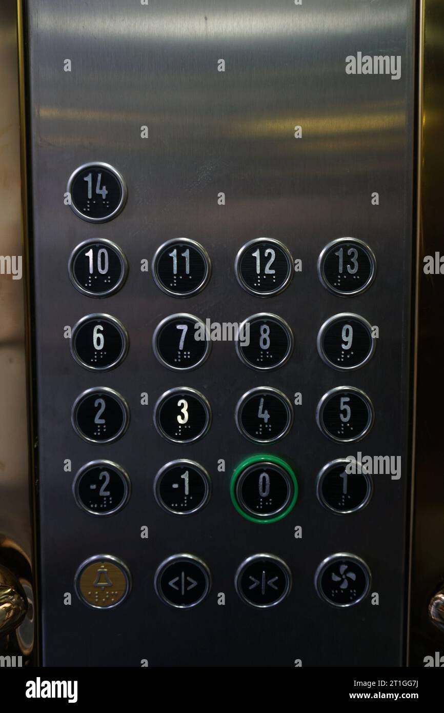 Inside Elevator Buttons