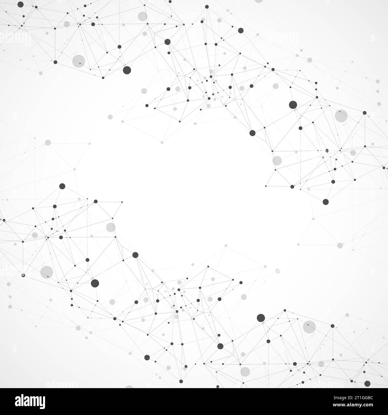 Template for science and technology presentation. Plexus style ...