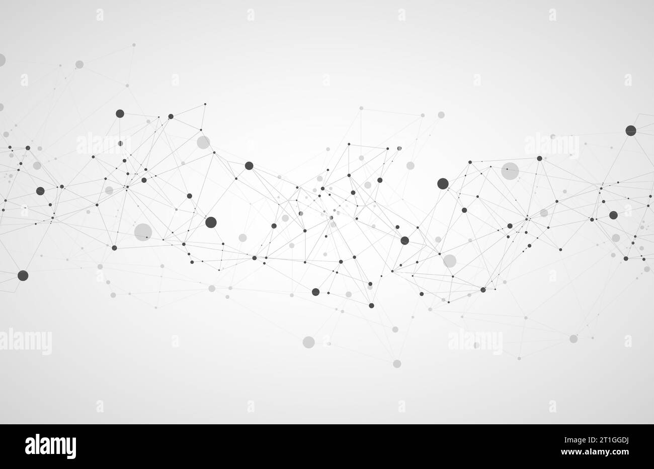 Template for science and technology presentation. Plexus style ...