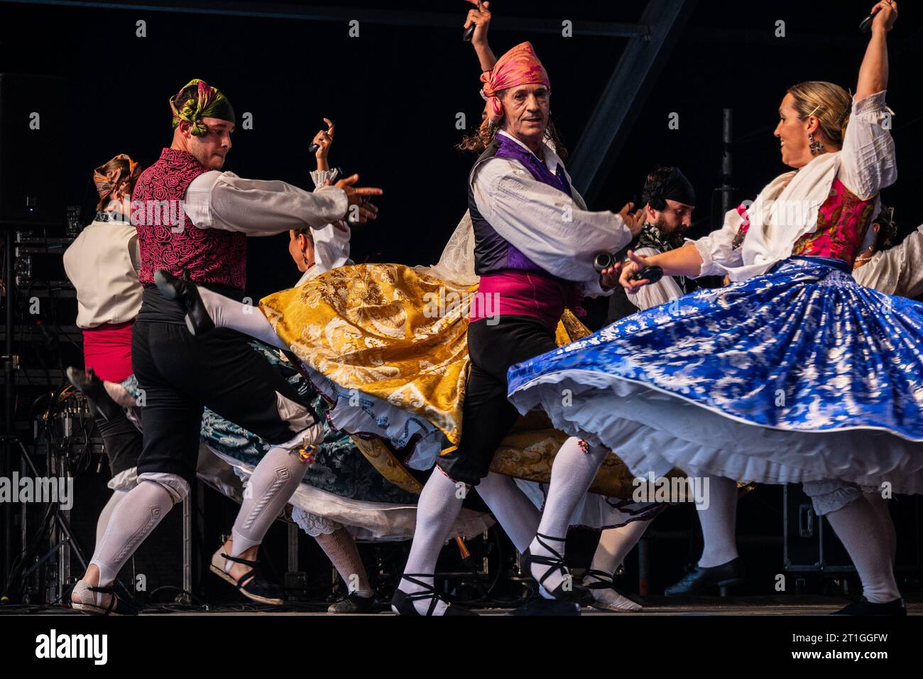 Local dancers perform folk dance hi-res stock photography and images ...