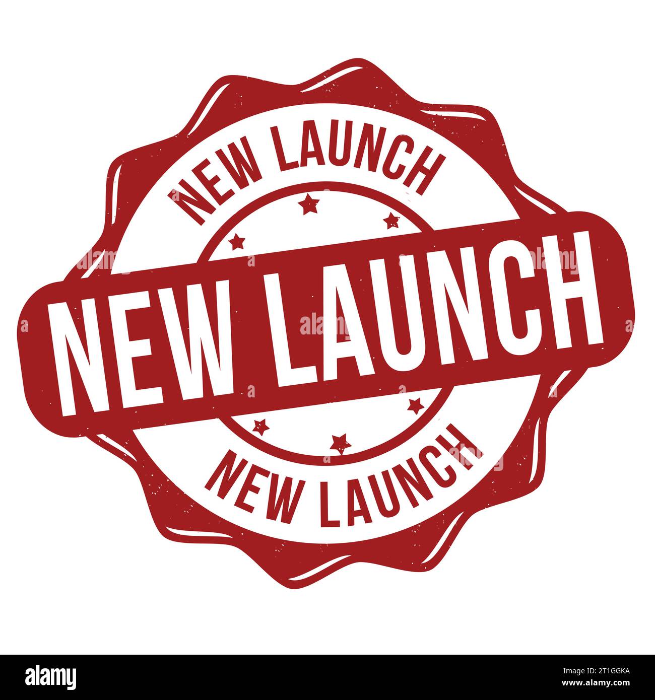 New launch grunge rubber stamp on white background, vector illustration ...