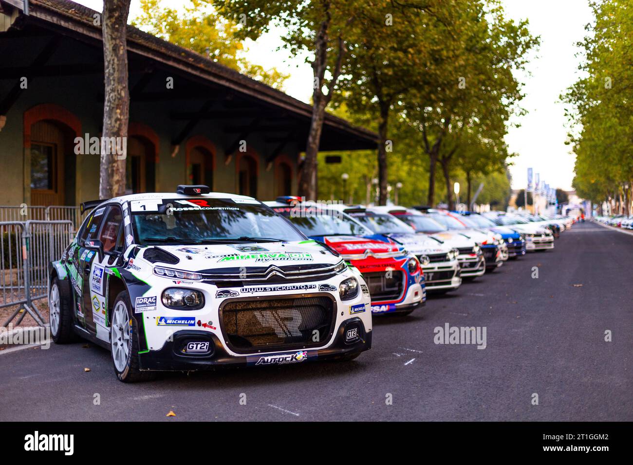 Ambert, France. 13th Oct, 2023. 01 ROSSEL Leo, MERCOIRET Guillaume ...