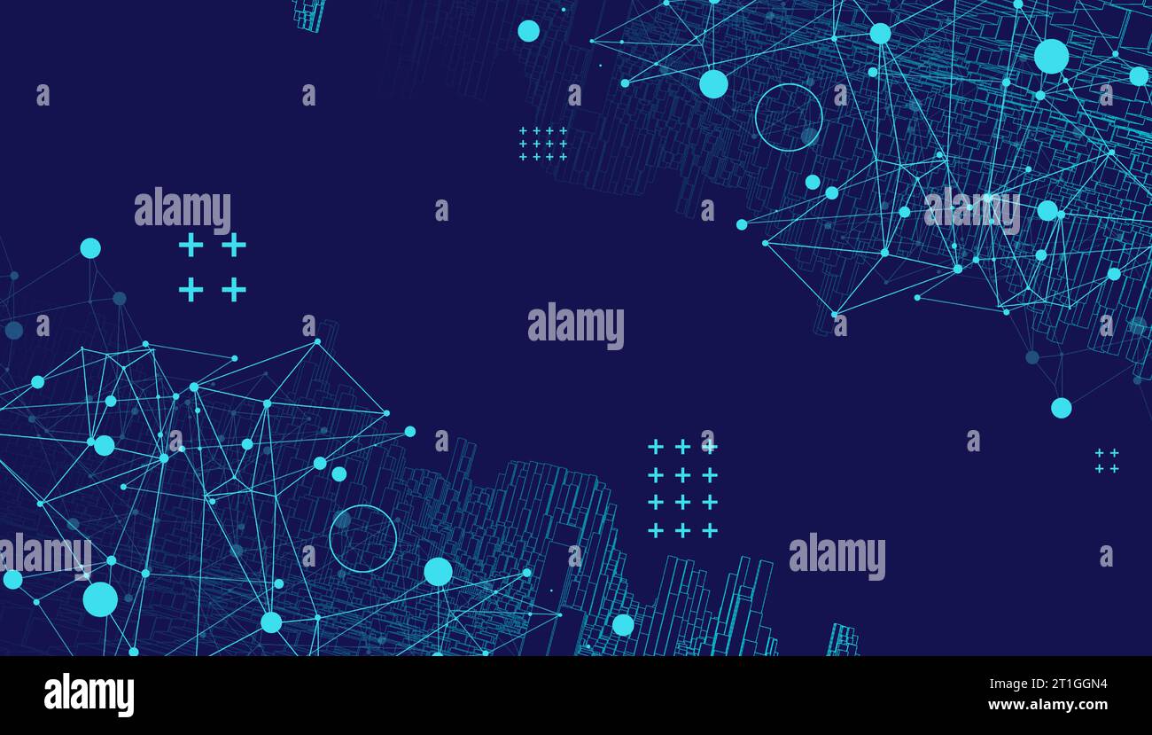 Square pattern. Wireframe background. Futuristic vector illustration ...