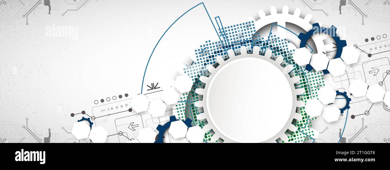 Abstract technology concept. High computer color background. Vector ...