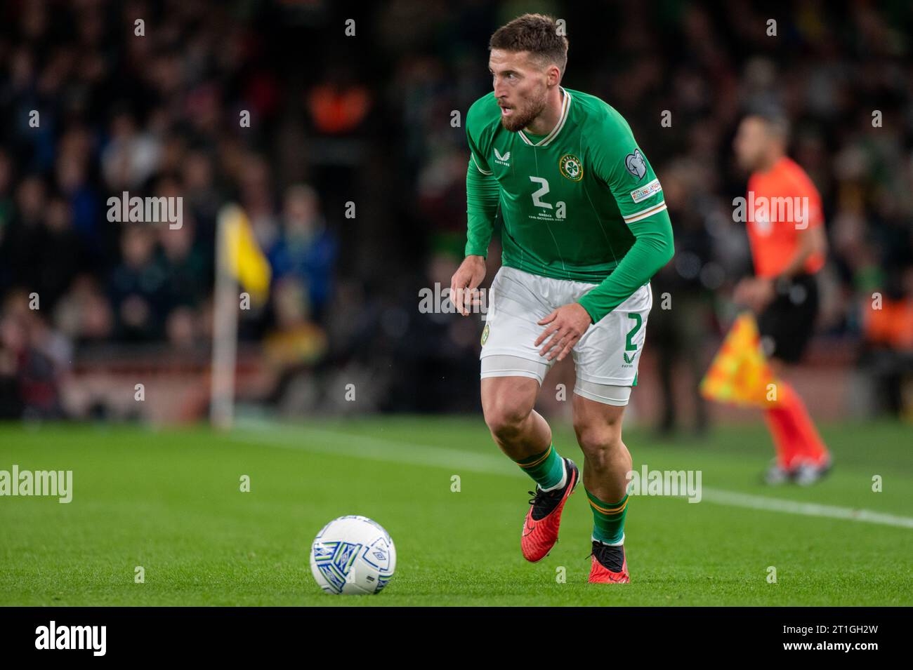 Dublin, Republic Of Ireland. 13th Oct, 2023. Matt Doherty of Ireland ...