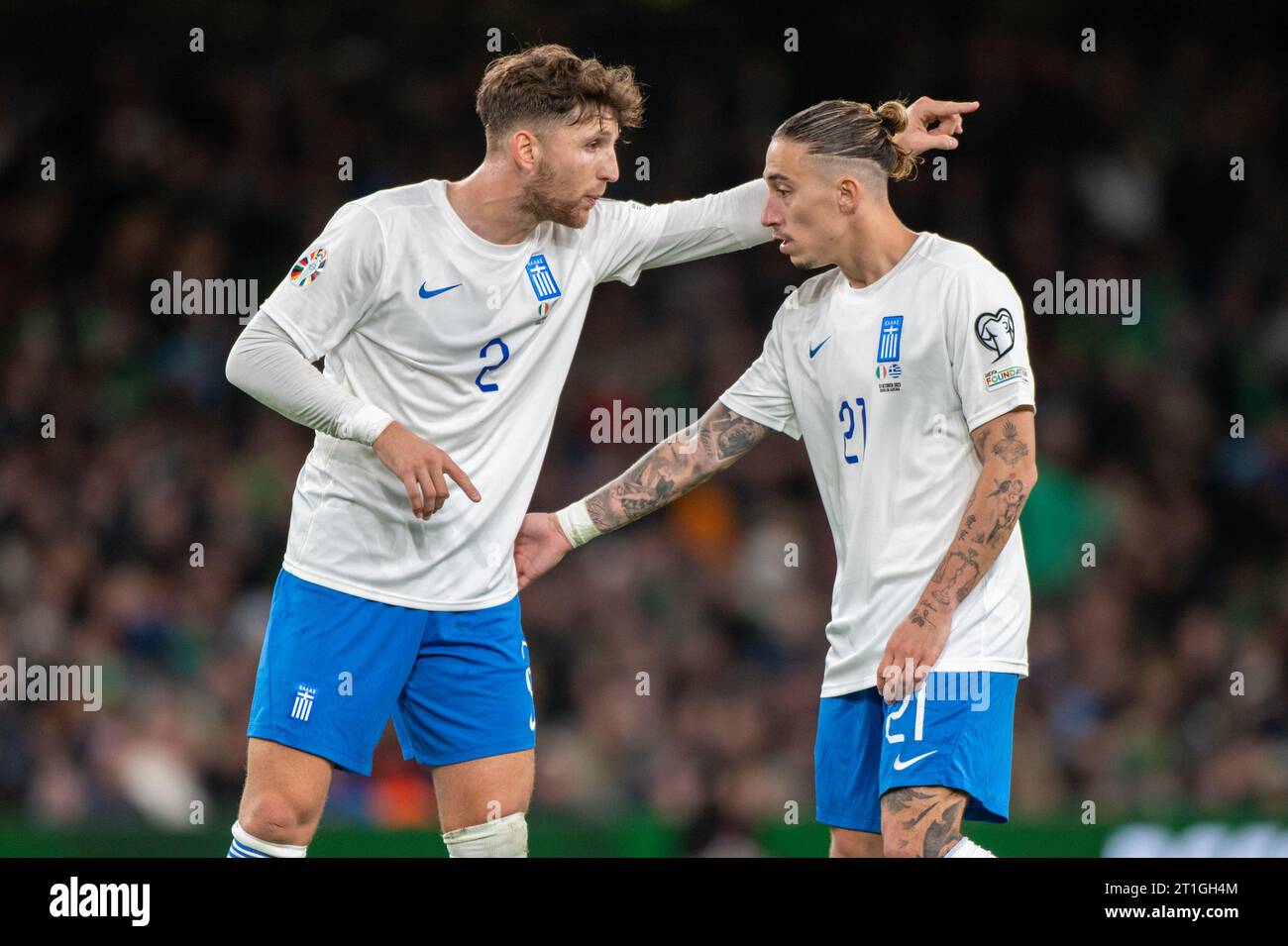 Dublin, Republic Of Ireland. 13th Oct, 2023. Panagiotis Retsos of ...