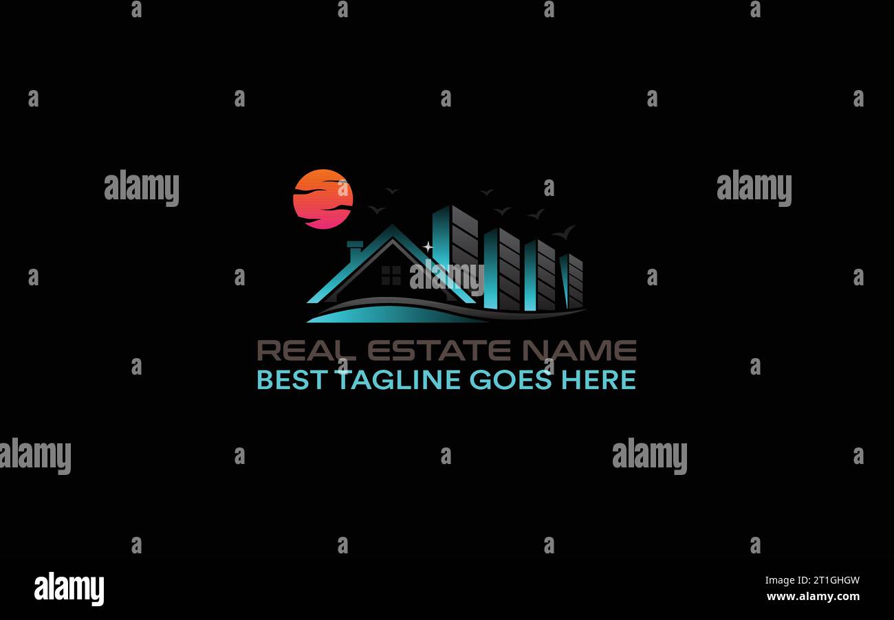 Real estate logo ideas hi-res stock photography and images - Alamy