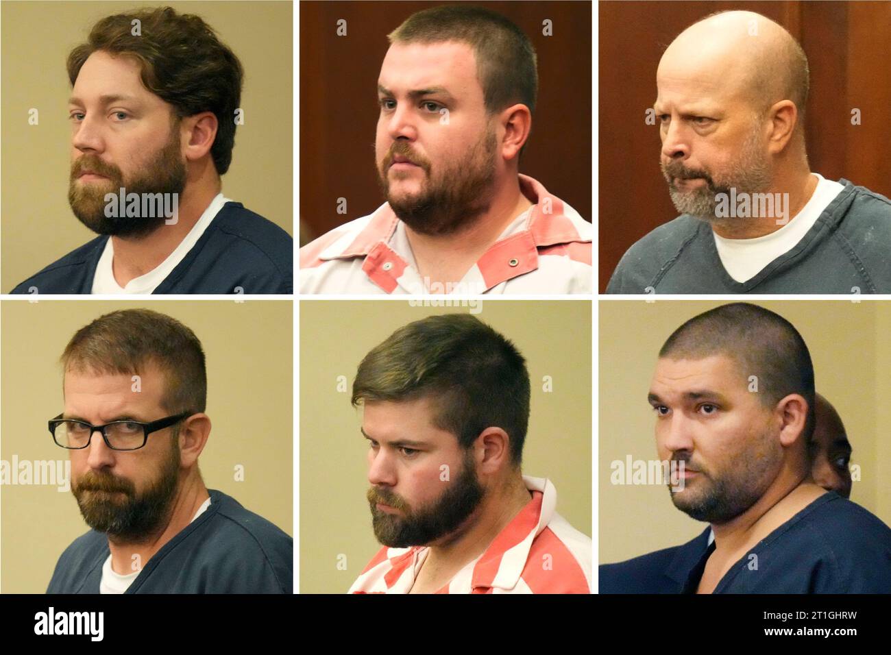 FILE - This combination of file photos shows, from top left, former ...