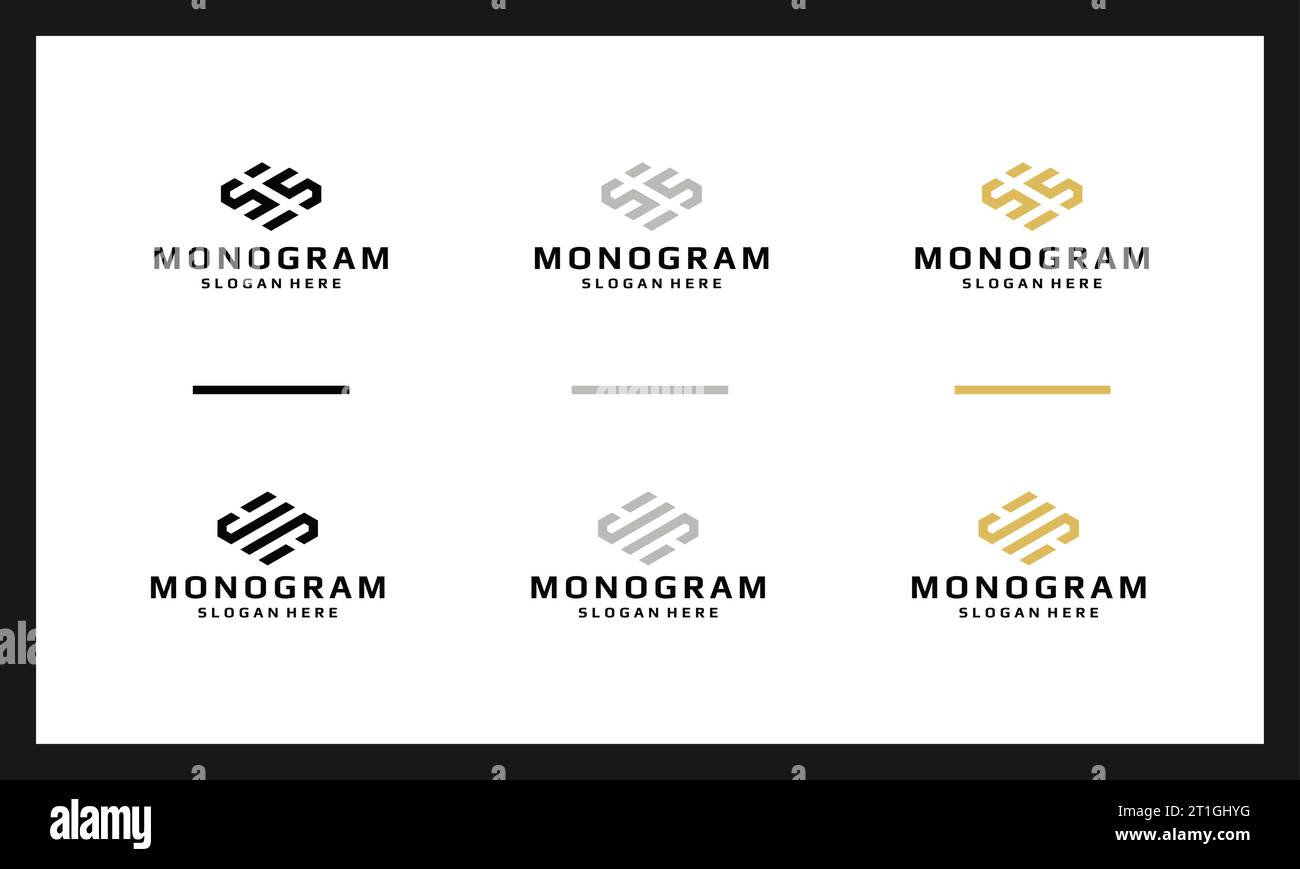 abstract letter S monogram logos collection. icon for luxury business, elegant, simple. Premium ...