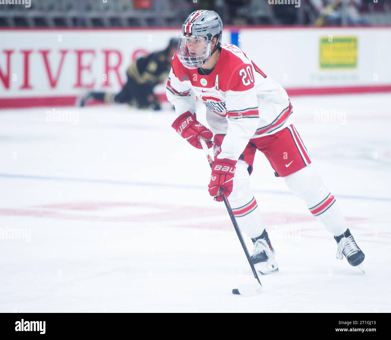 Columbus, Ohio, USA. 13th Oct, 2023. Ohio State Buckeyes forward Matt ...