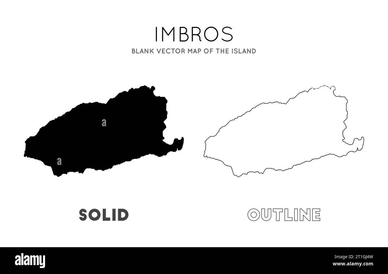 Imbros map. Blank vector map of the Island. Borders of Imbros for your ... Imbros map. Blank vector map of the Island. Borders of Imbros for your ...