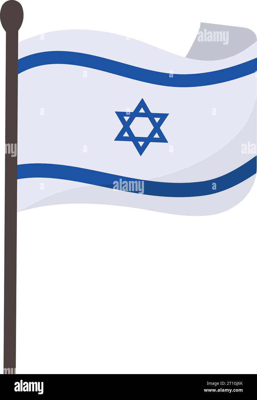 Raising flag at pole Stock Vector Images - Alamy