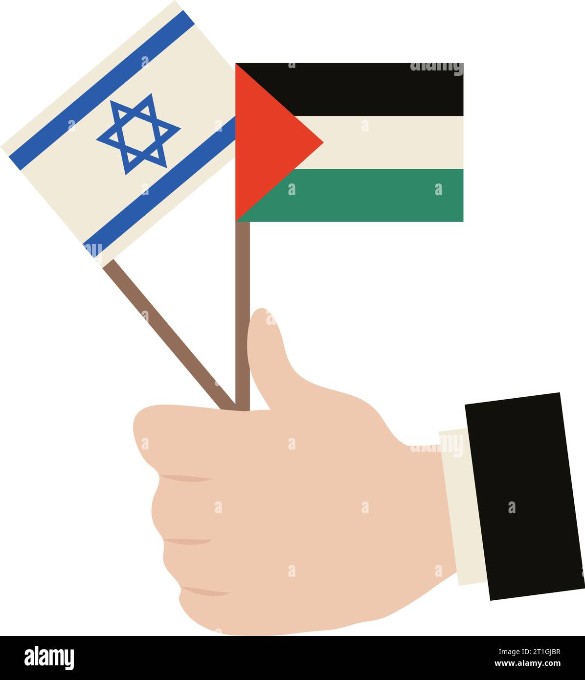 Gaza flags Stock Vector Images - Alamy