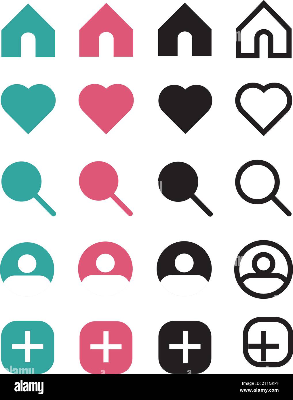 Instagram app on screen Stock Vector Images - Alamy