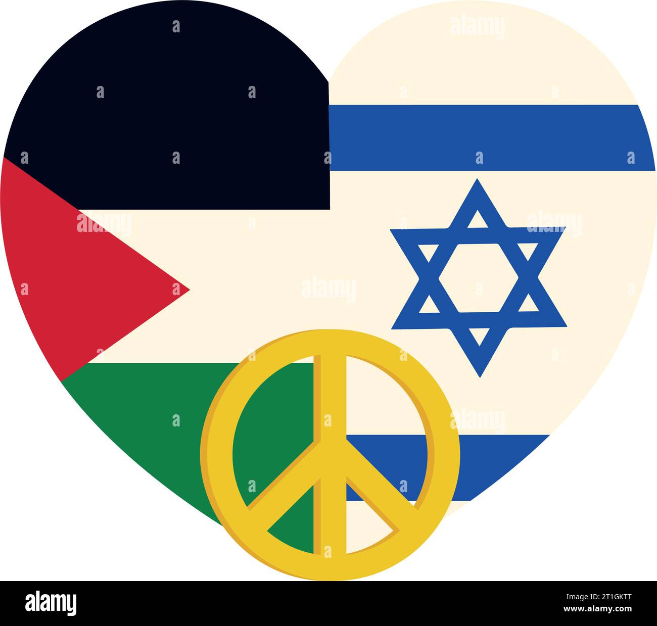 Israel palestine love Stock Vector Images - Alamy