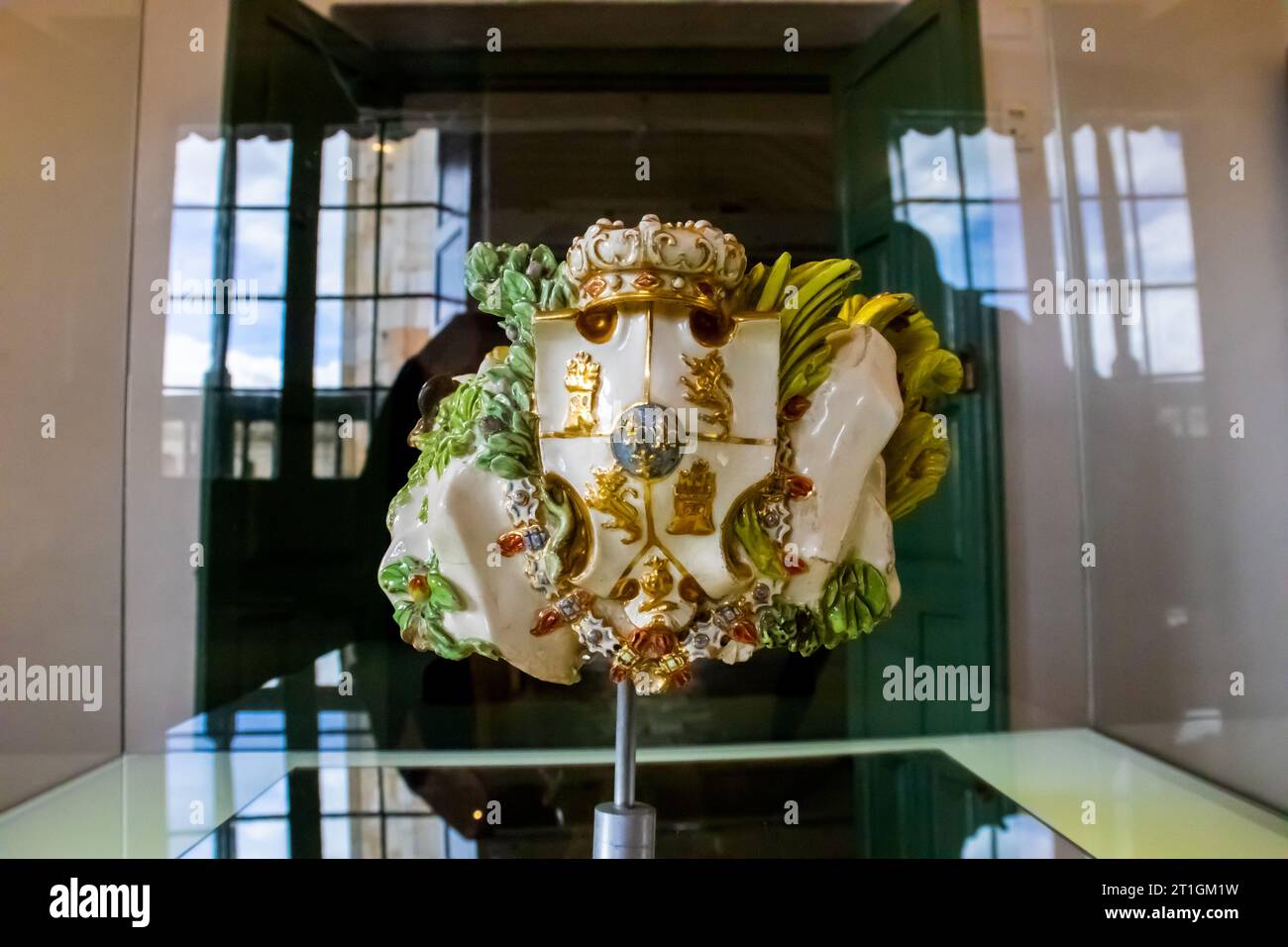 Bogota, Colombia - July 2nd 2023. The famous Llorente vase which ...