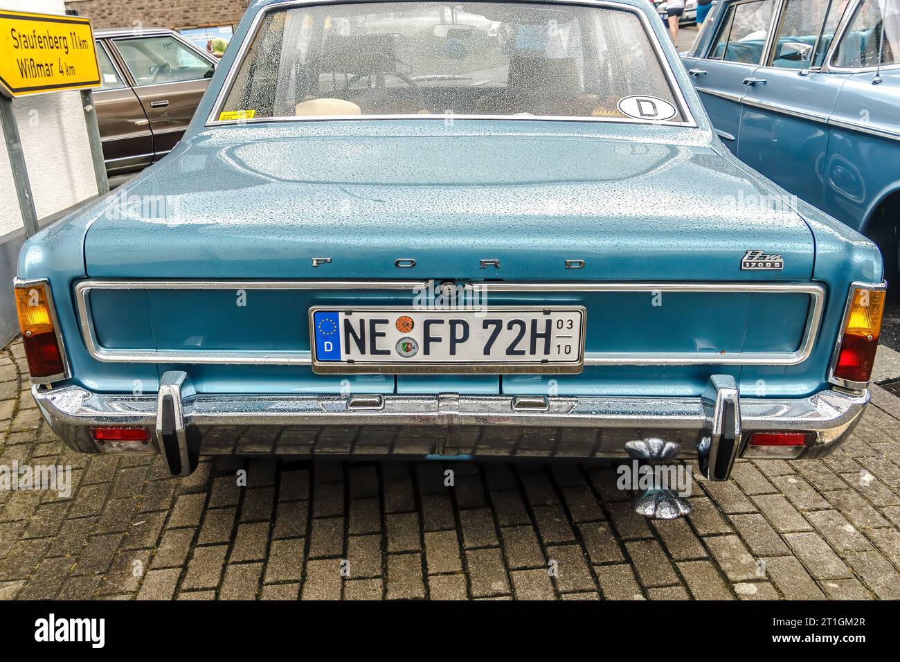 WETTENBERG, HESSE, GERMANY - 07 - 28 - 2023: Backside from FORD 17 m on ...