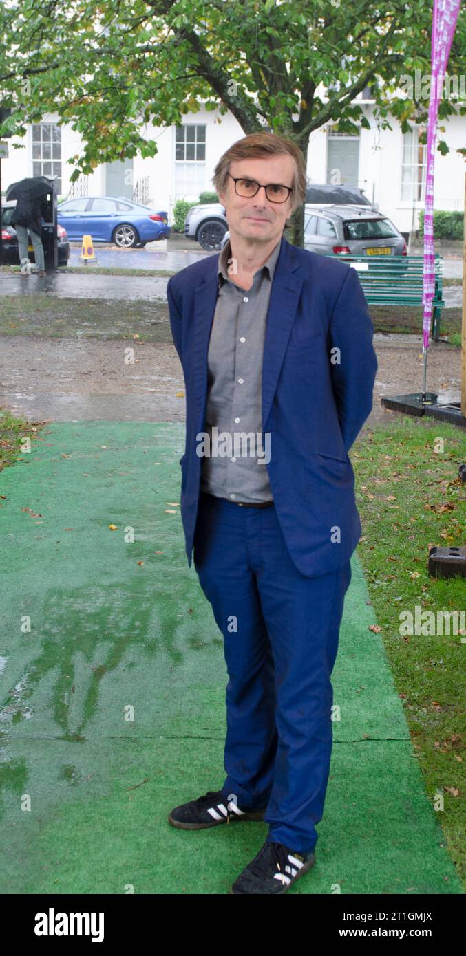 Gloucestershire, UK. 13th Oct, 2023. Robert Peston, journalist ...