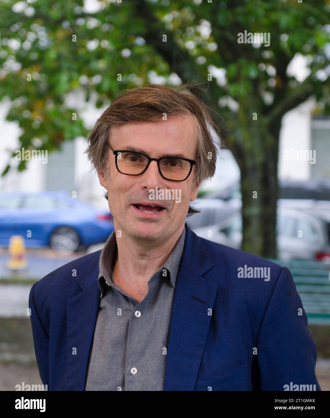 Gloucestershire, UK. 13th Oct, 2023. Robert Peston, journalist ...