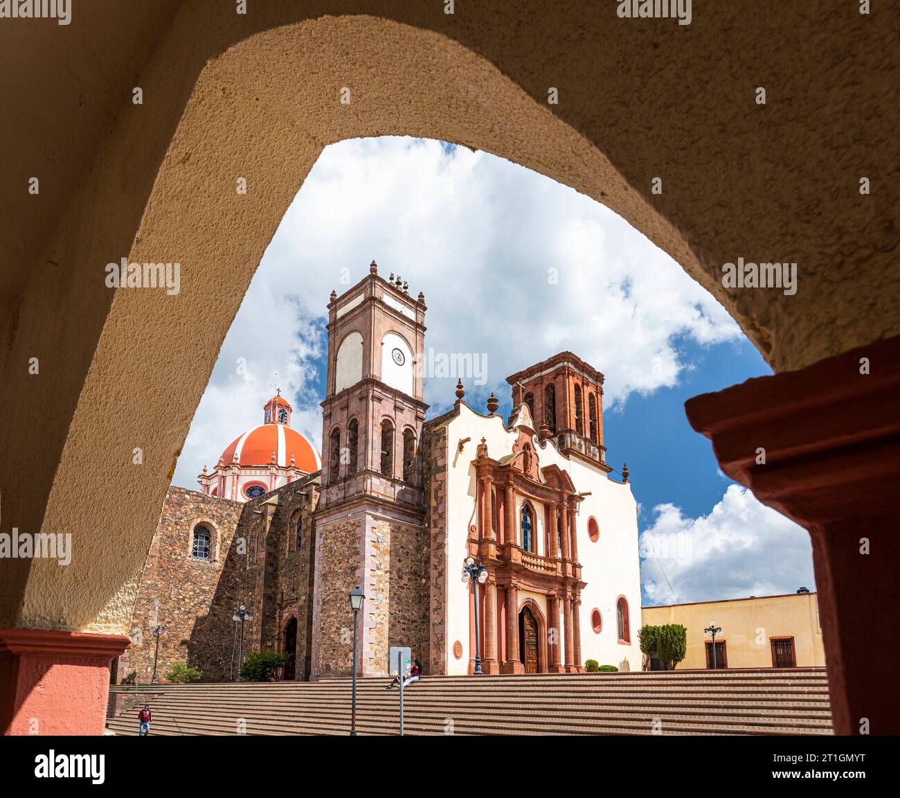 The cathedral of Amealco, Queretaro, Mexico Stock Photo - Alamy