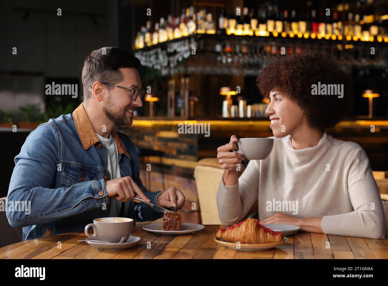 Beloved couple romantic feelings lovely hi-res stock photography and ...