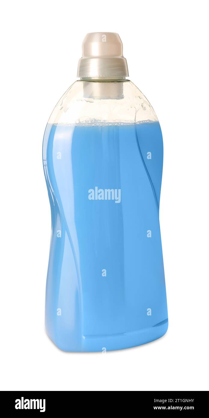 Bottle of fabric softener isolated on white Stock Photo - Alamy
