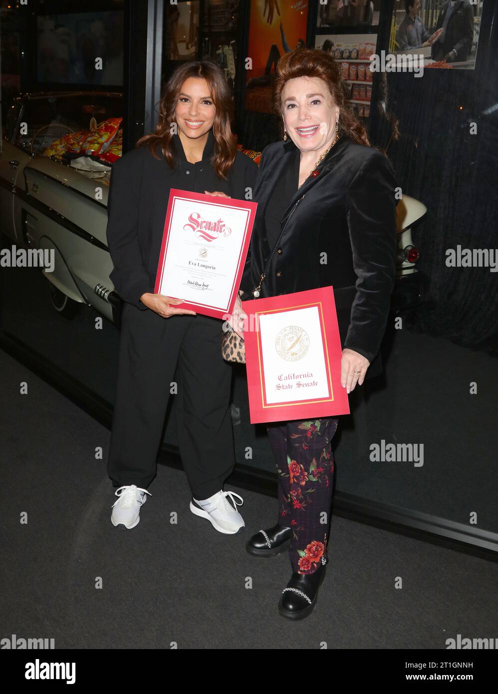 Hollywood, USA. 13th Oct, 2023. Eva Longoria, Donelle Dadigan arrives ...