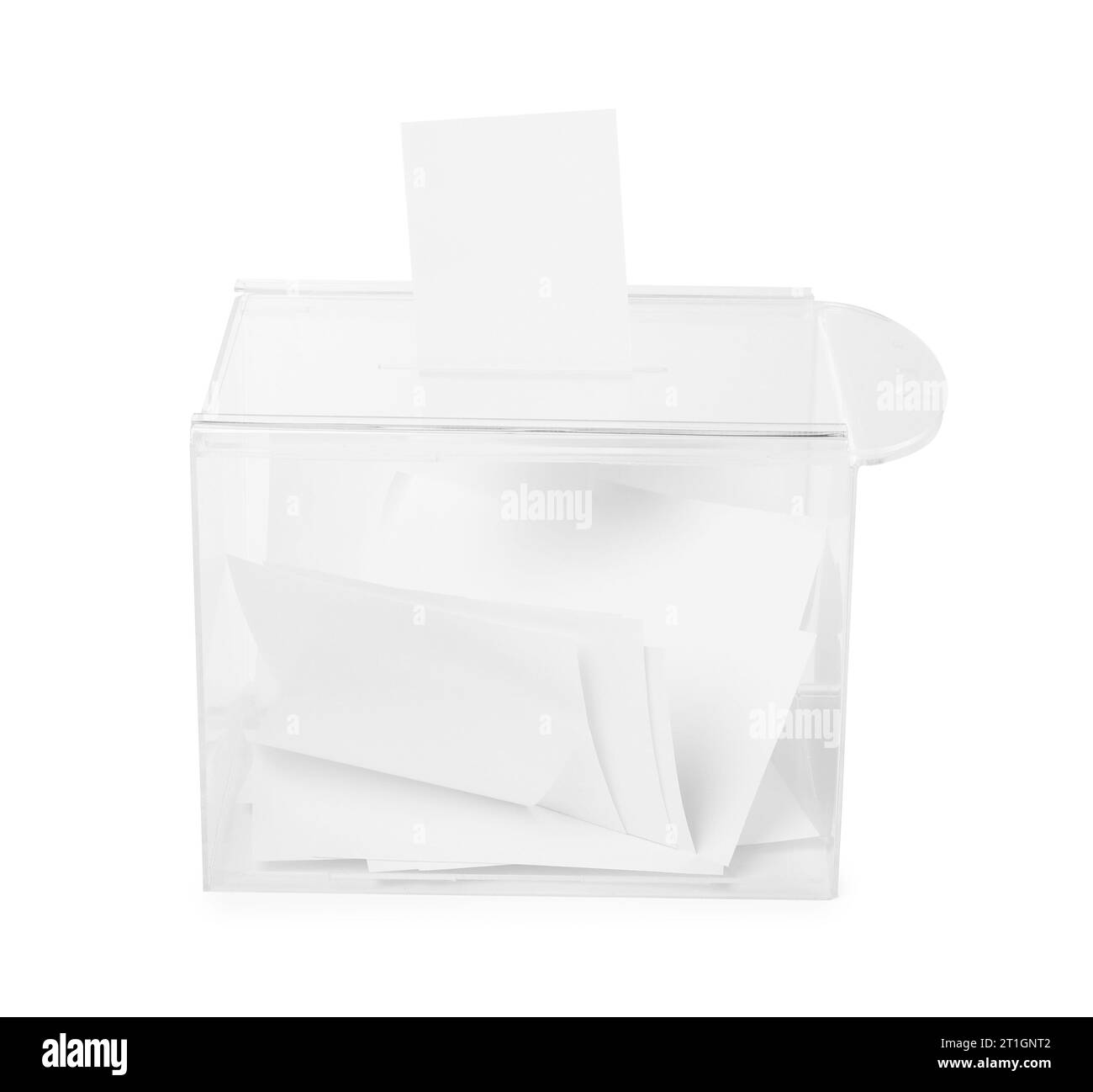 Ballot box vote isolated Black and White Stock Photos & Images - Alamy