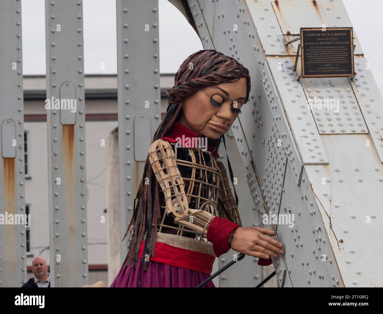 Selma, Alabama, USA. 13th Oct, 2023. Little Amal, the puppet ...