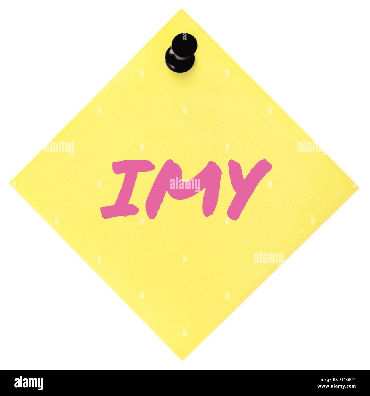 I miss you texting acronym IMY, wistful longing textspeak text concept ...