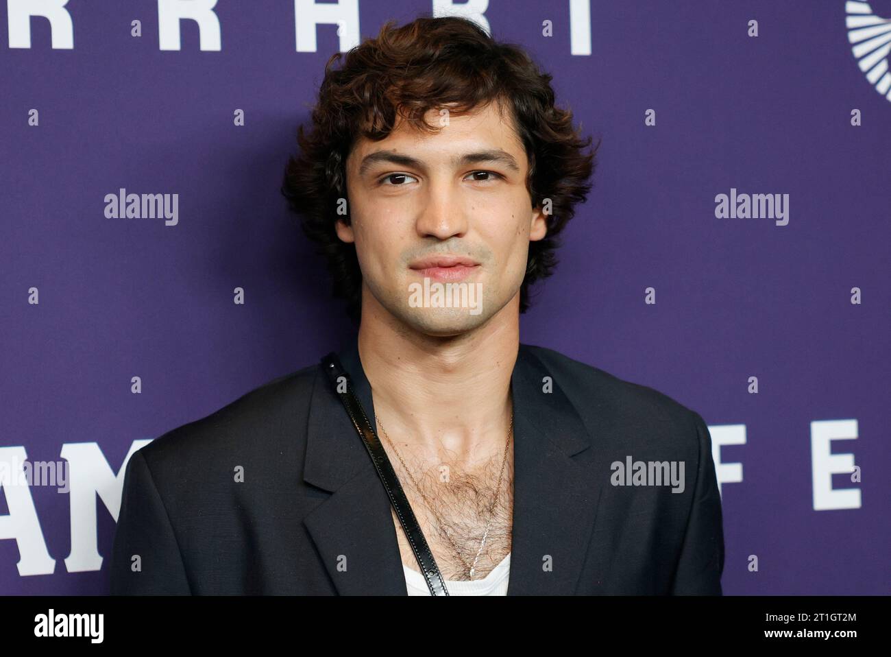 New York, United States. 13th Oct, 2023. Gabriel Leone arrives on the ...