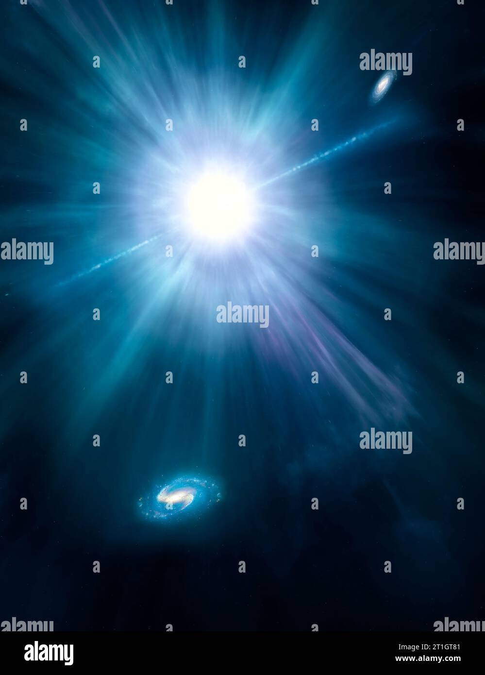 Artwork of a Fast Blue Optical Transient Stock Photo - Alamy