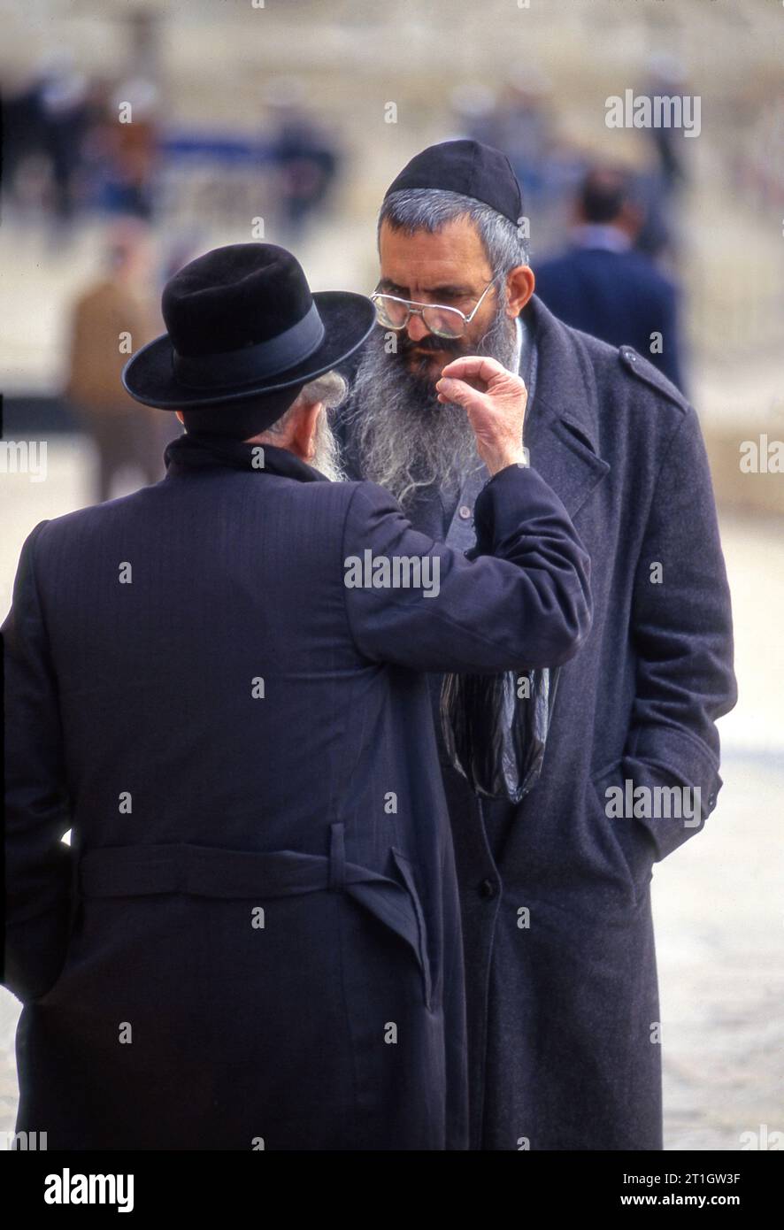 Jerusalem conversing hi-res stock photography and images - Alamy