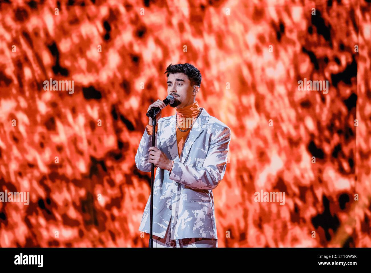 Stockholm, NEP Studios, Sweden, Idol Fridays Final. Emil Eriksson ...