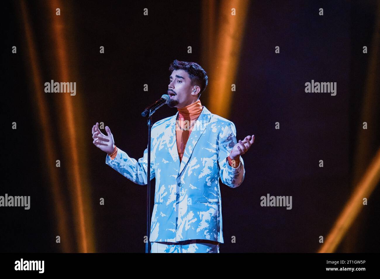 Stockholm, NEP Studios, Sweden, Idol Fridays Final. Emil Eriksson ...