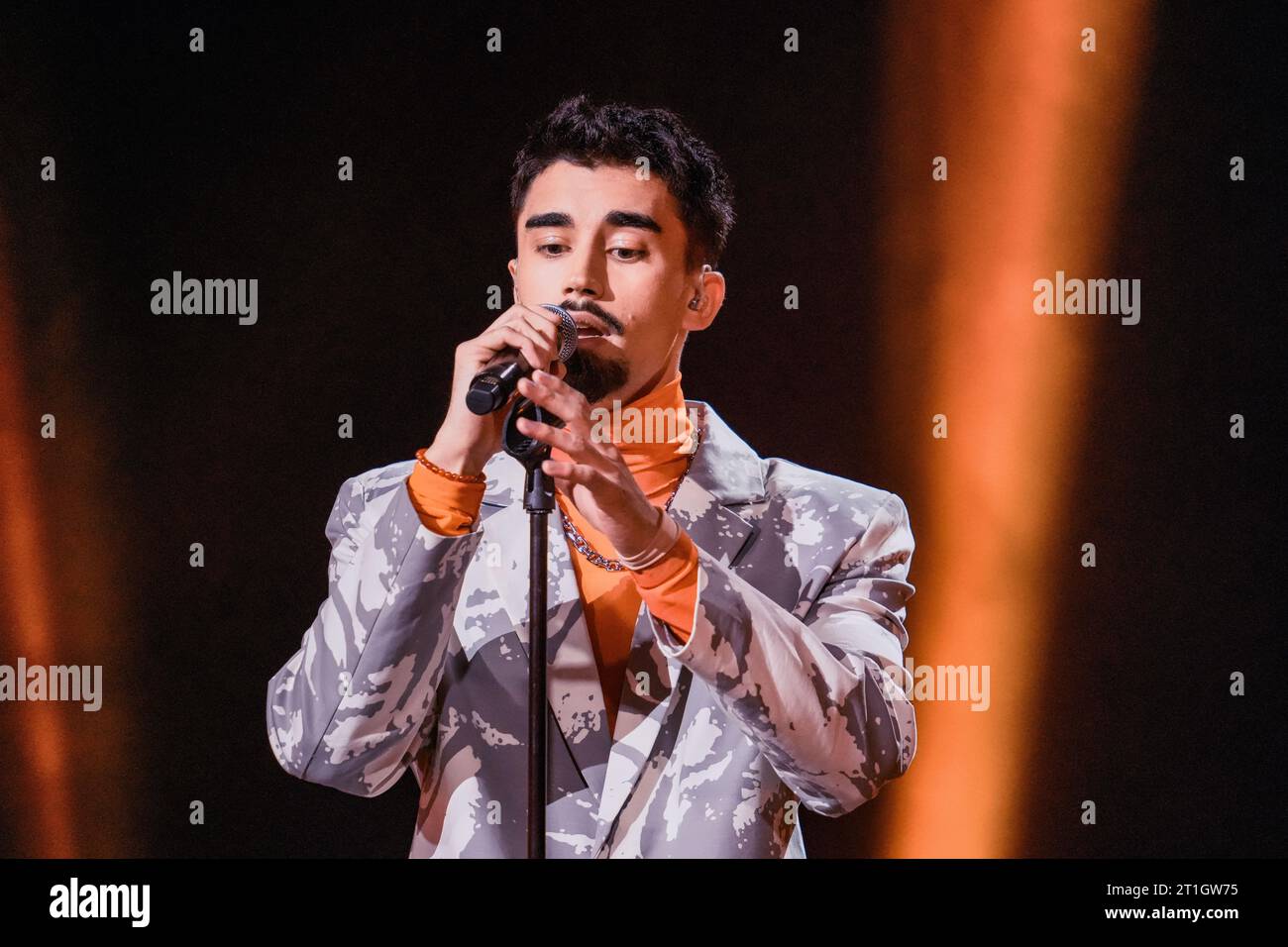 Stockholm, NEP Studios, Sweden, Idol Fridays Final. Emil Eriksson ...