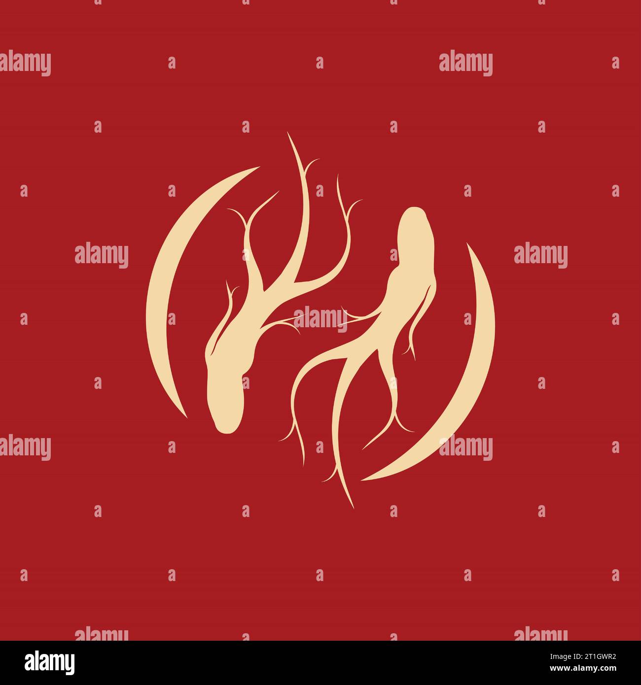 Ginseng symbol hi-res stock photography and images - Alamy