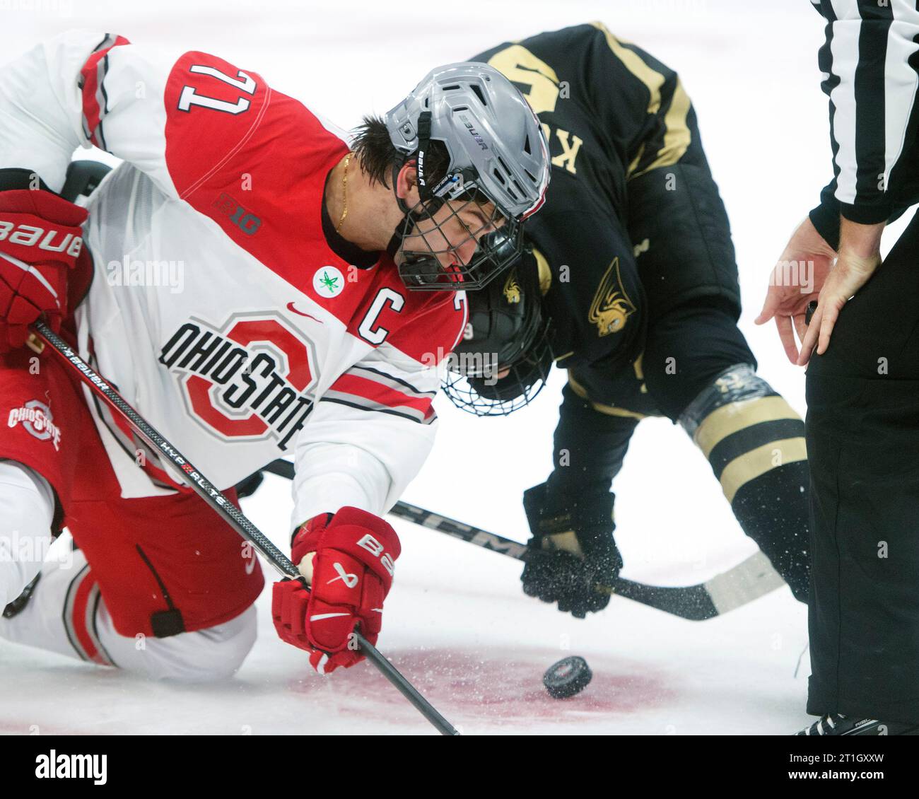 Columbus, Ohio, USA. 13th Oct, 2023. Ohio State Buckeyes forward ...