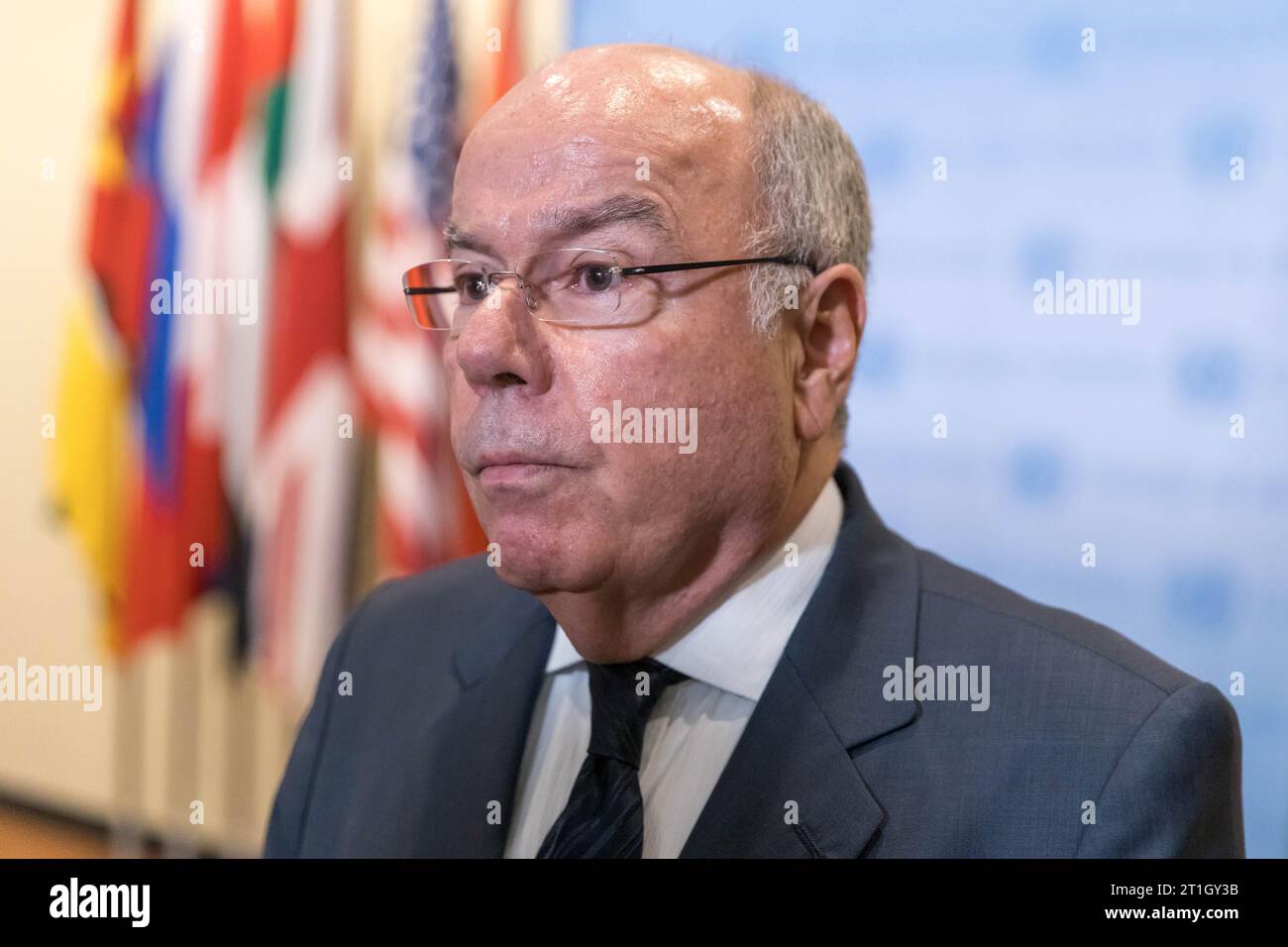 Chancellor Mauro Vieira Minister of Foreign Affairs of Brazil speaks to ...