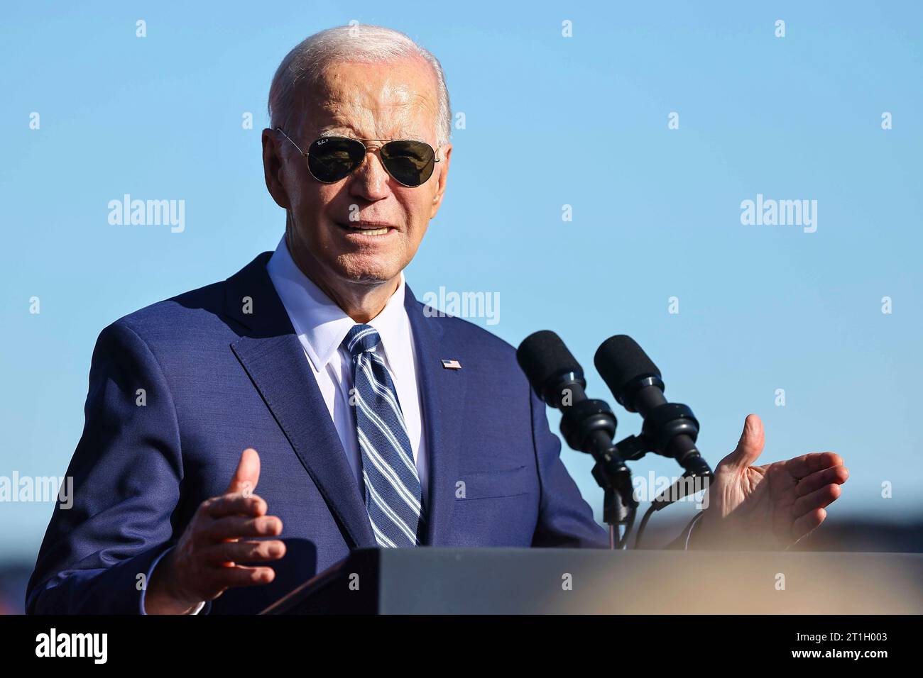 Philadelphia, Pennsylvania. 13th Oct, 2023. United States President Joe ...