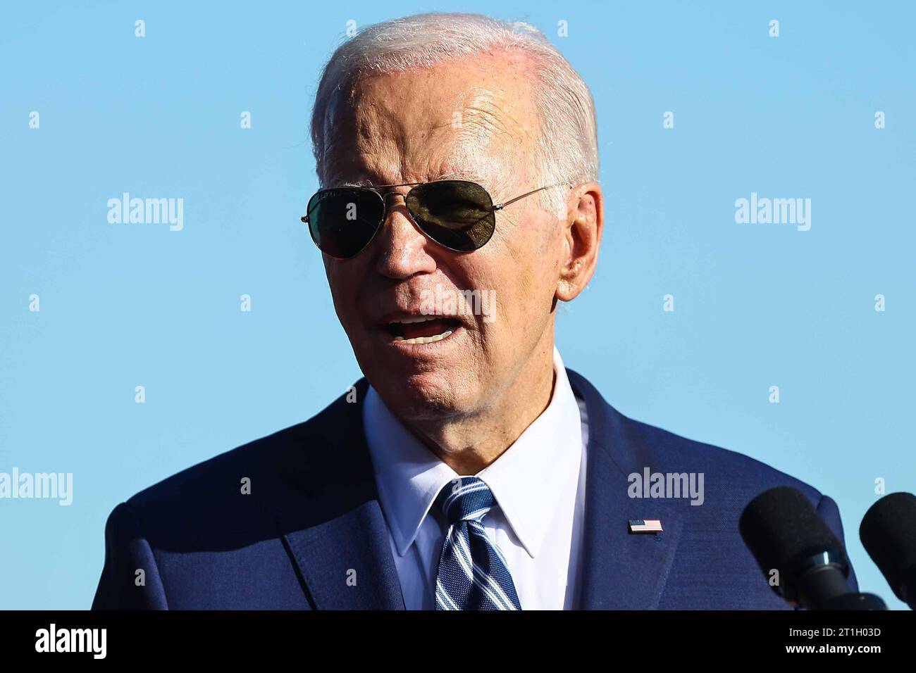 United States President Joe Biden makes remarks involving hydrogen ...