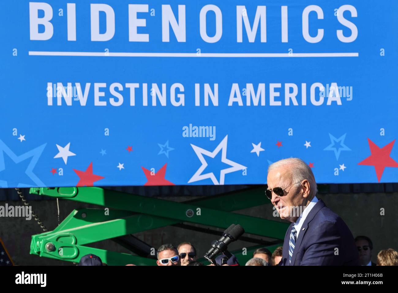 United States President Joe Biden makes remarks involving hydrogen ...